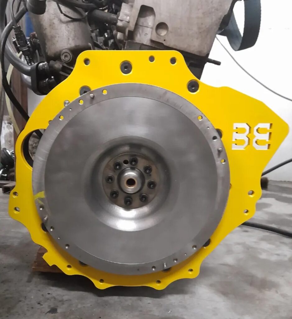 Mercedes OM606/OM605 Custom Made Flywheel to Nissan Patrol ZD30 Gearbox ...